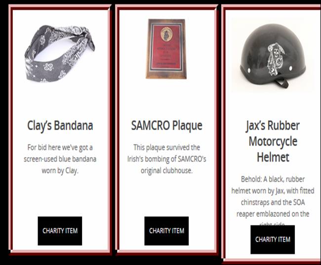 Sons of Anarchy Memorabilia Auction on Screenbid! – Collector's Hype ...