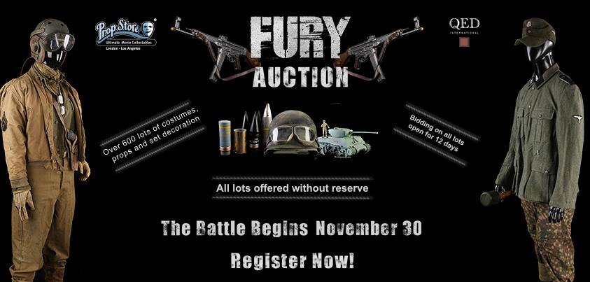 Fury Movie Prop and Costume Auction – Collector's Hype Original Movie ...