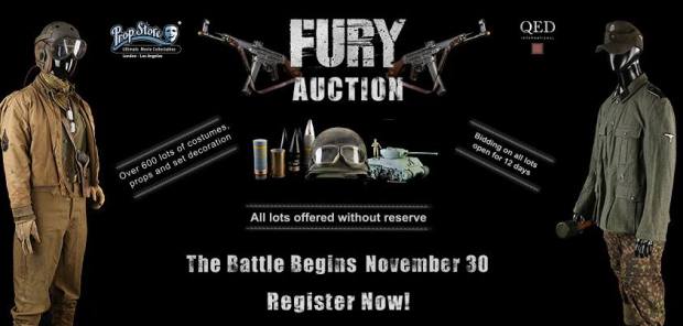 Fury Movie Prop and Costume Auction – Collector's Hype Original Movie ...