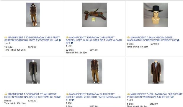 The Magnificent Seven Movie Auction – Collector's Hype Original Movie ...