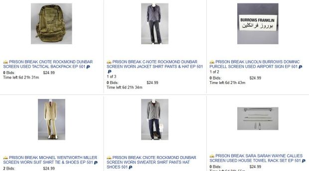 Prison Break TV Auction! – Collector's Hype Original Movie Prop and ...