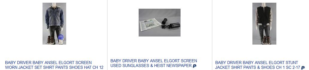 Baby Driver Movie Auction – Collector's Hype Original Movie Prop and ...