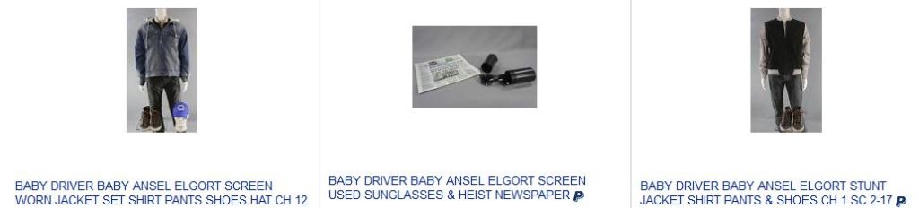 Baby Driver Movie Auction – Collector's Hype Original Movie Prop and ...