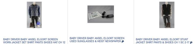 Baby Driver Movie Auction – Collector's Hype Original Movie Prop and ...