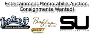 Entertainment Memorabilia Consignments Wanted! – Collector's Hype ...
