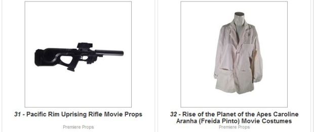 Premiere Props Hollywood VIP Movie Prop & Costume Auction – Collector's ...