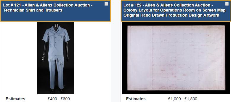 Alien & Aliens Collection Auction – Collector's Hype Original Movie ...