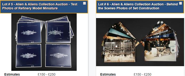 Alien & Aliens Collection Auction – Collector's Hype Original Movie ...