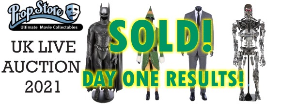 The 2021 Prop Store LIVE UK Auction Day One Results! – Collector's Hype ...