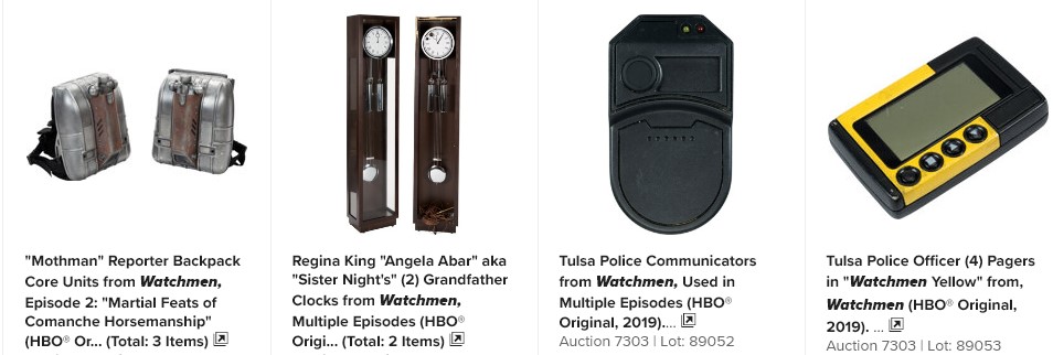 HBO Original Series Watchmen Prop & Costume Auction! – Collector's Hype ...