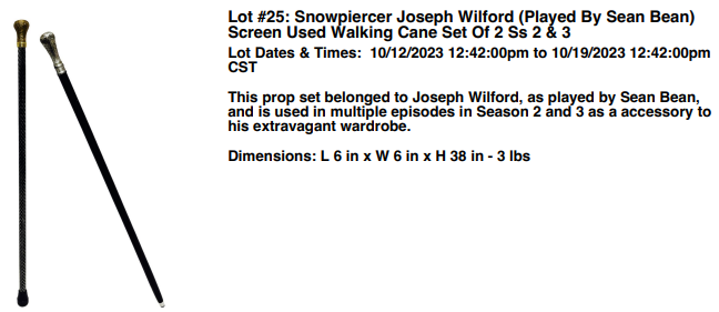 Snowpiercer Series Auction Part 2 Starts October 12! – Collector's Hype ...