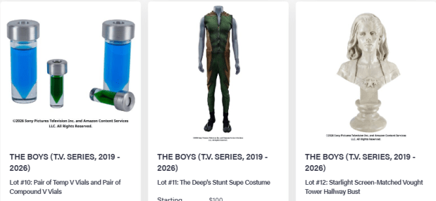 Propstore ‘The Boys’ Exclusive Prop & Costume Auction Part 1 ...