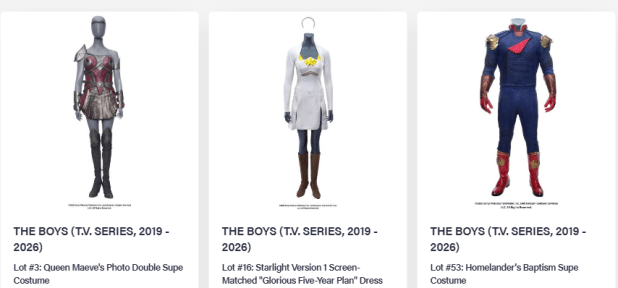 Propstore ‘The Boys’ Exclusive Prop & Costume Auction Part 1 ...